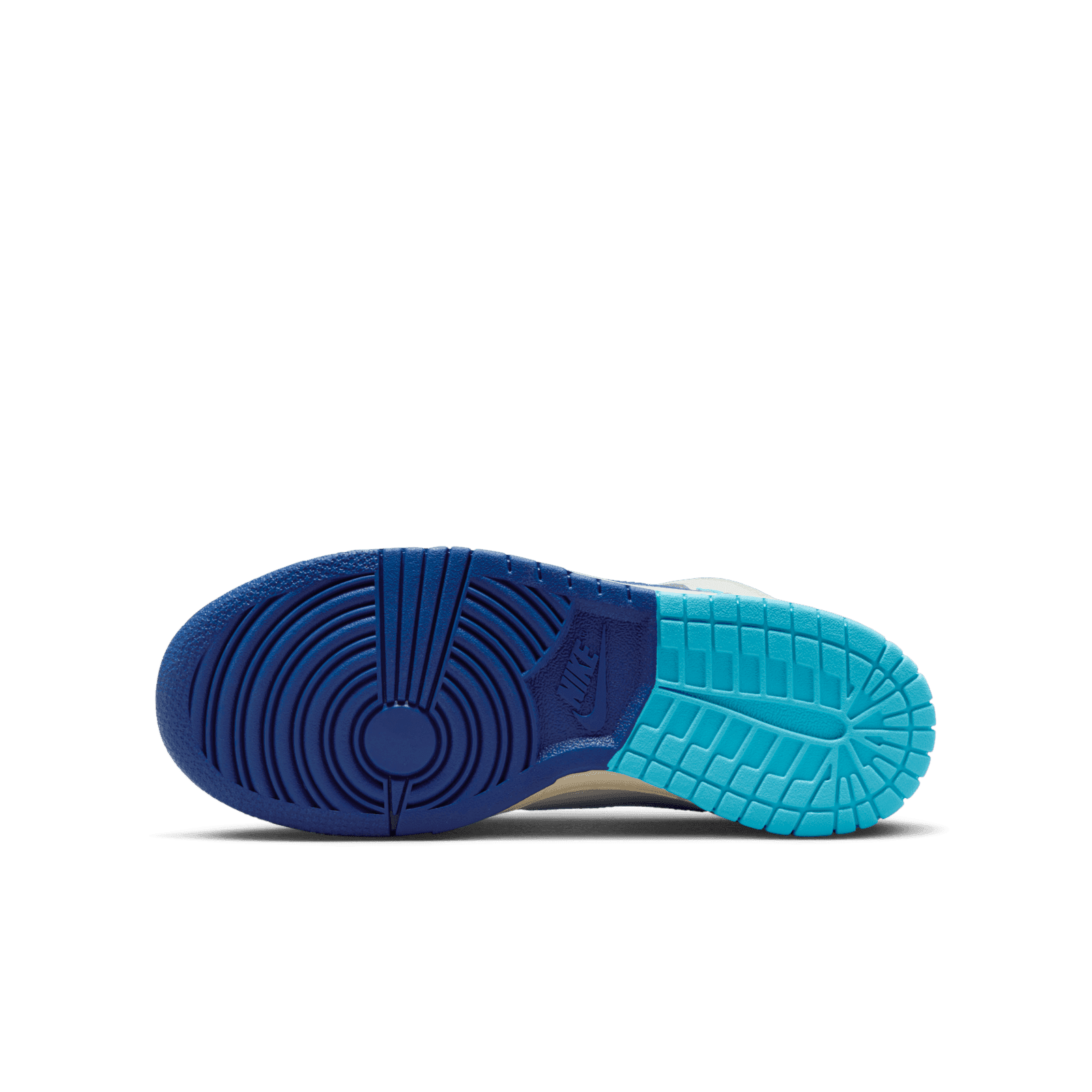 Nike Dunk High Split Summit White Baltic Blue Deep Royal Blue (GS ...