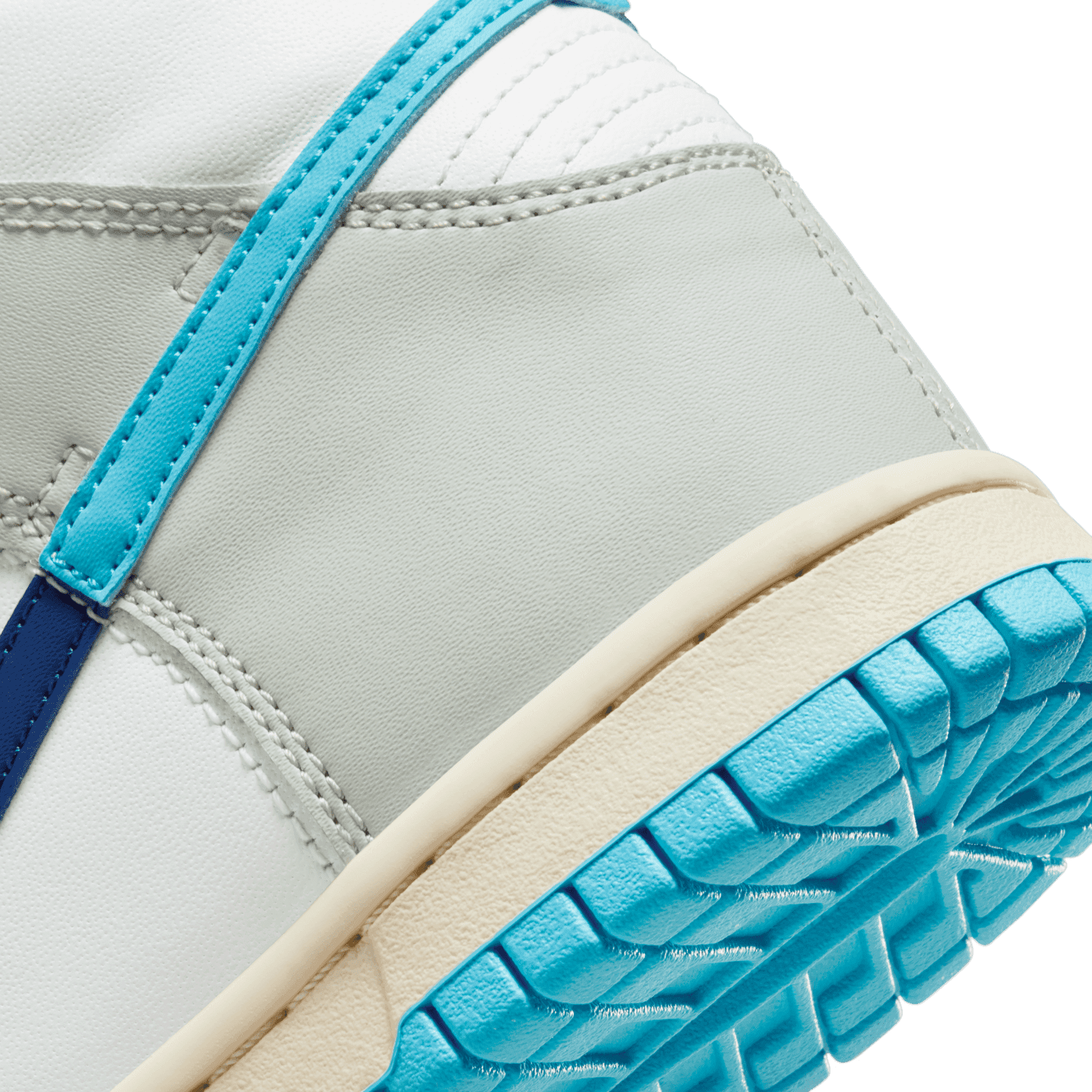 Nike Dunk High Split Summit White Baltic Blue Deep Royal Blue (GS ...