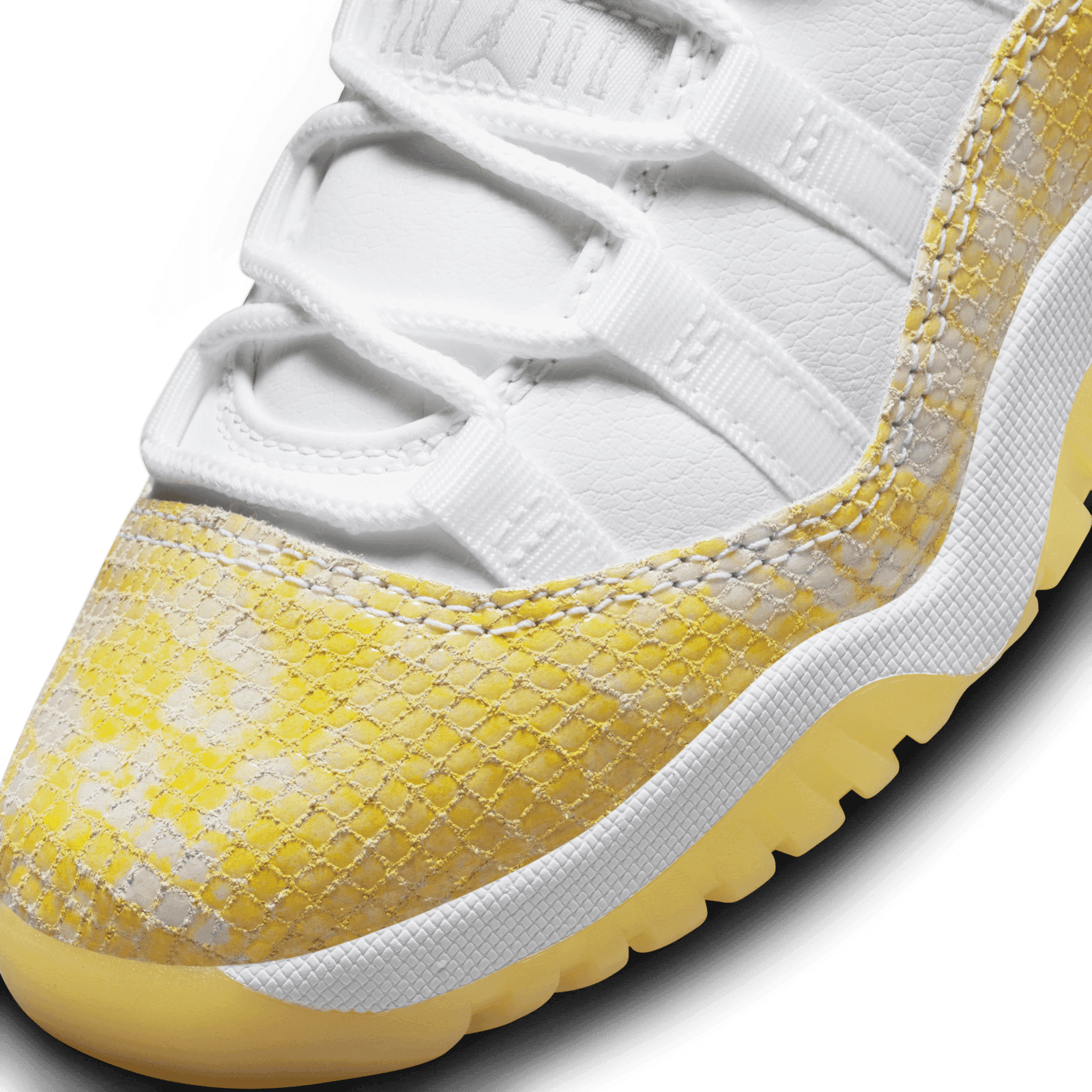 Air Jordan 11 Low Snake Yellow Python (PS) - 580522-107