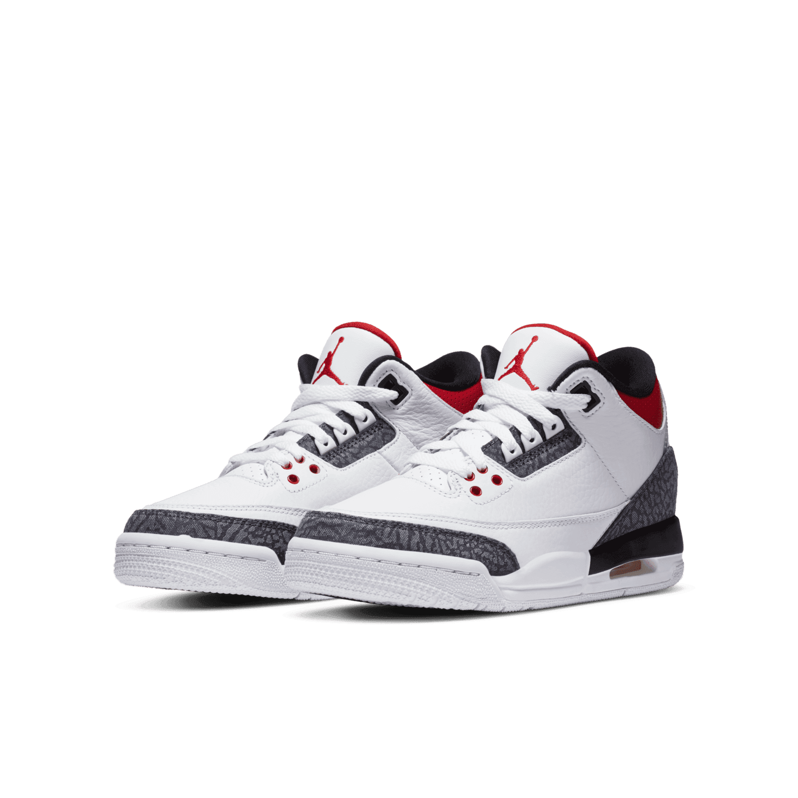 Air Jordan 3 Retro SE Fire Red Denim (GS) - CZ6634-100