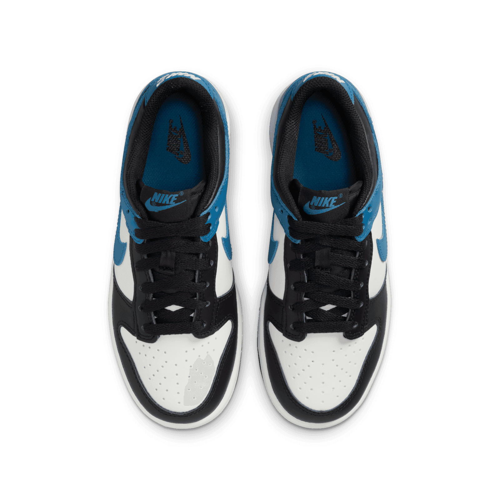 Nike Dunk Low Black Industrial Blue (GS) - DH9765-104