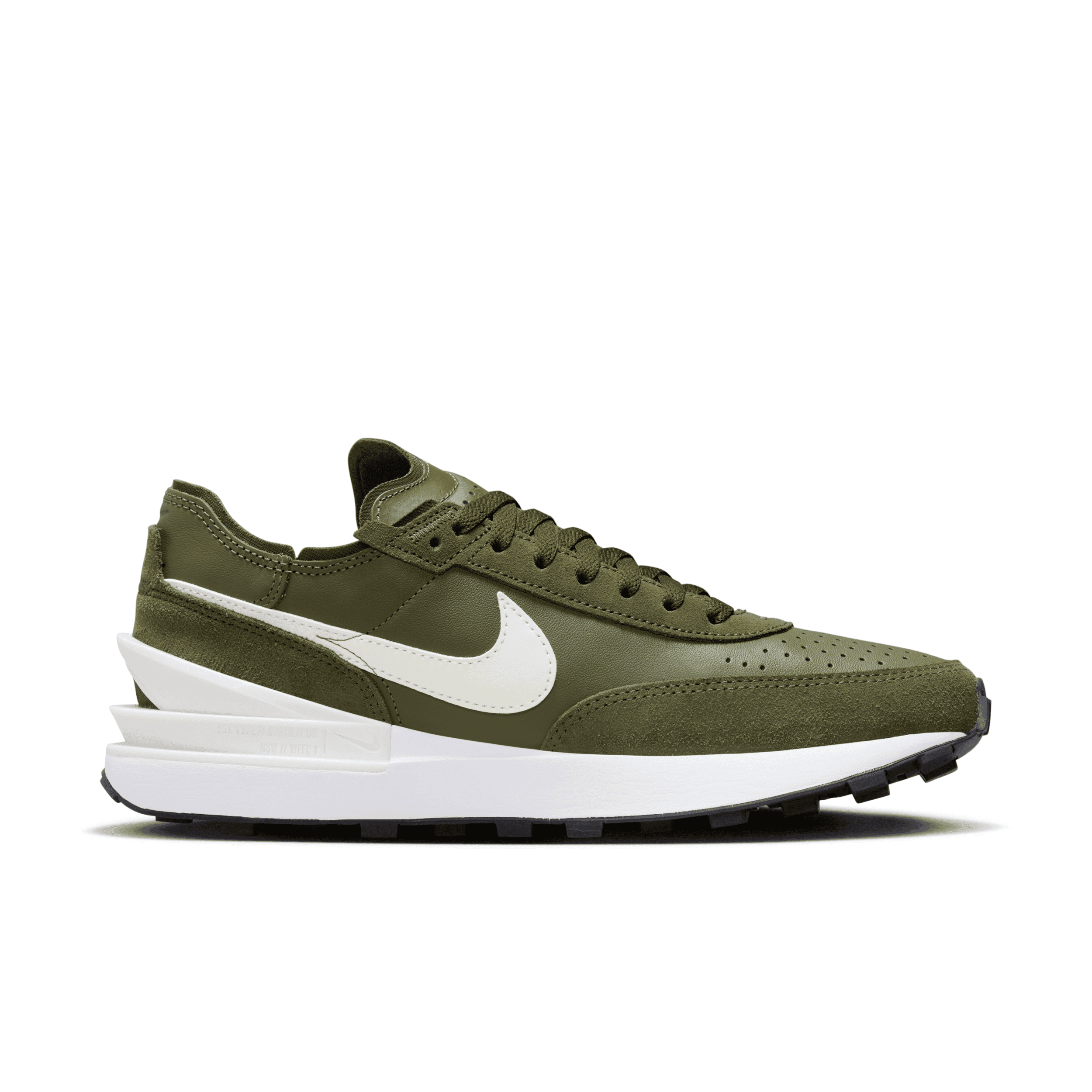 Nike Waffle One Leather 'Medium Olive' - DX9428-201 Release Info