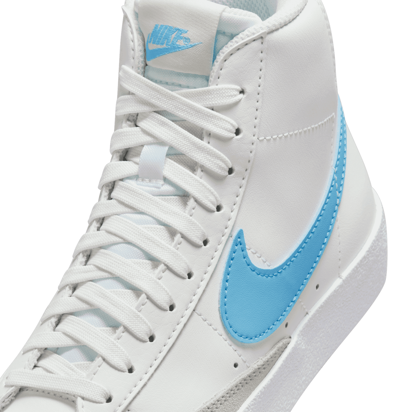 Nike Blazer Mid '77 GS 'Summit White Aquarius Blue' - DA4086-114 ...