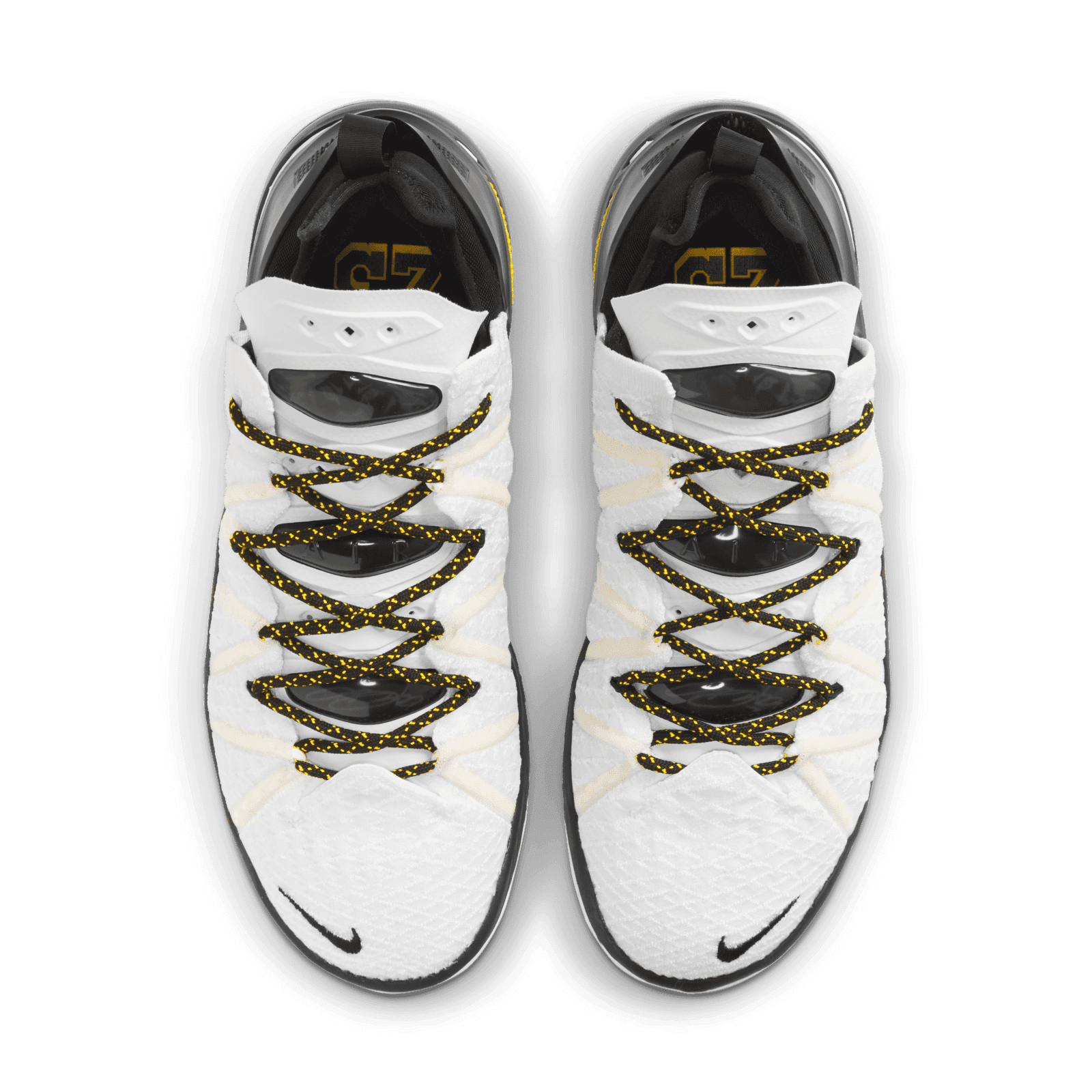Nike LeBron 18 "White/Black/Gold" Basketball Shoes in White - CQ9283 ...