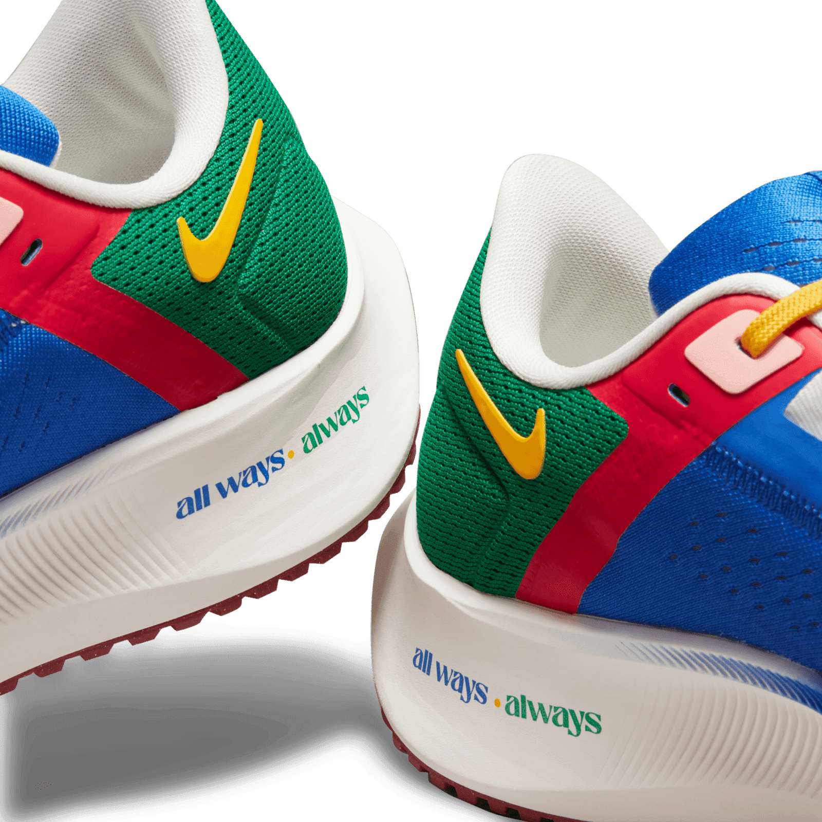 Nike Air Zoom Pegasus 38 A.I.R. Jordan Moss Road Running Shoes in Blue ...