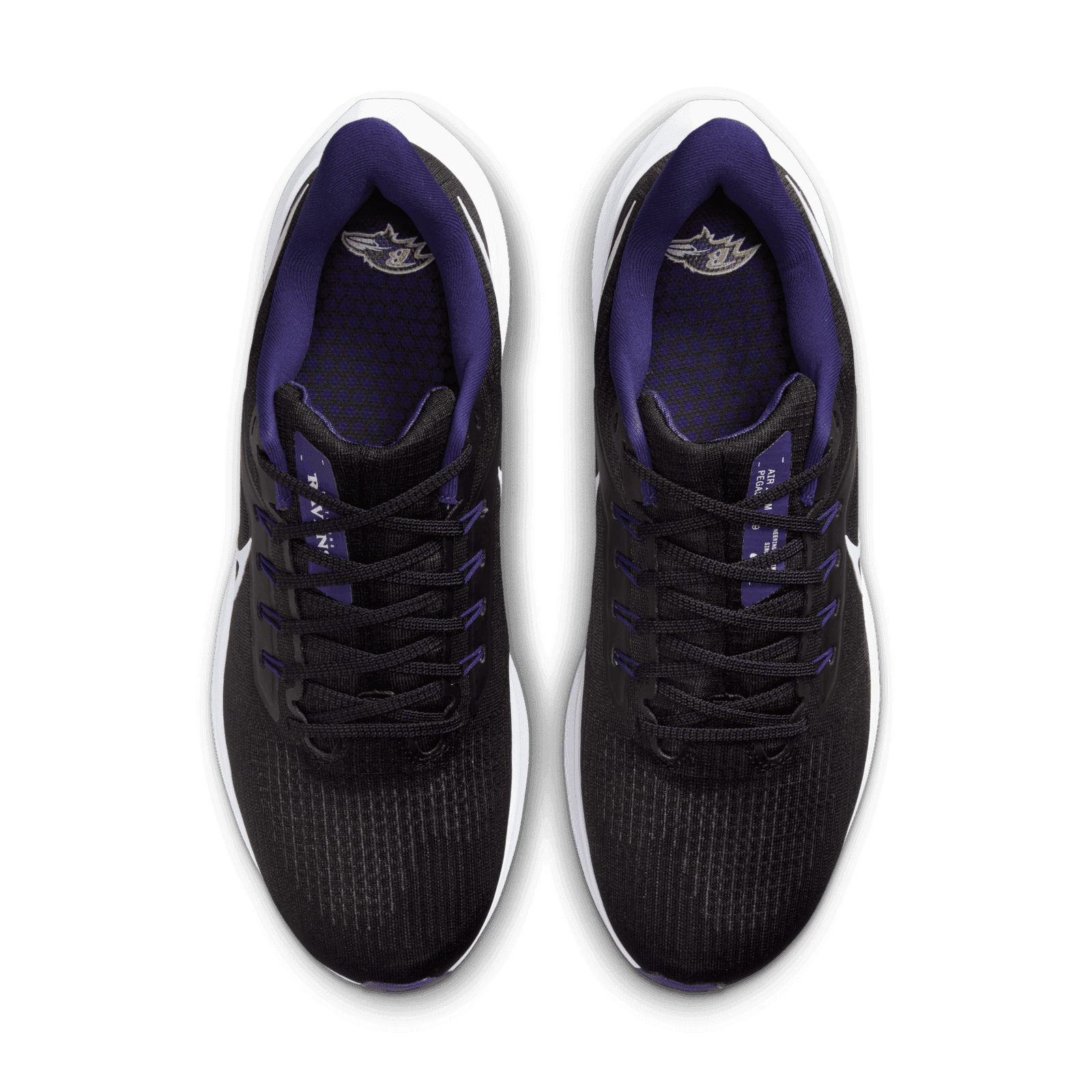 Nike Air Zoom Pegasus 39 (NFL Baltimore Ravens) Road Running Shoes in ...