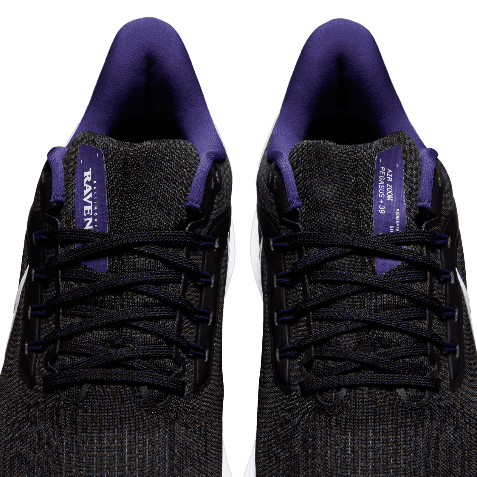 Nike Air Zoom Pegasus 39 (NFL Baltimore Ravens) Road Running Shoes in ...