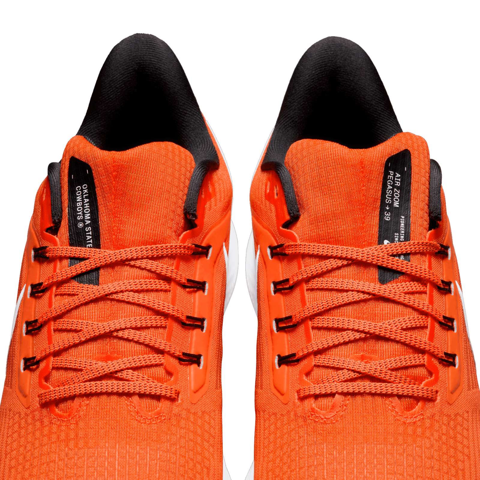 Nike Air Zoom Pegasus 39 (Oklahoma State) Road Running Shoes in Orange ...