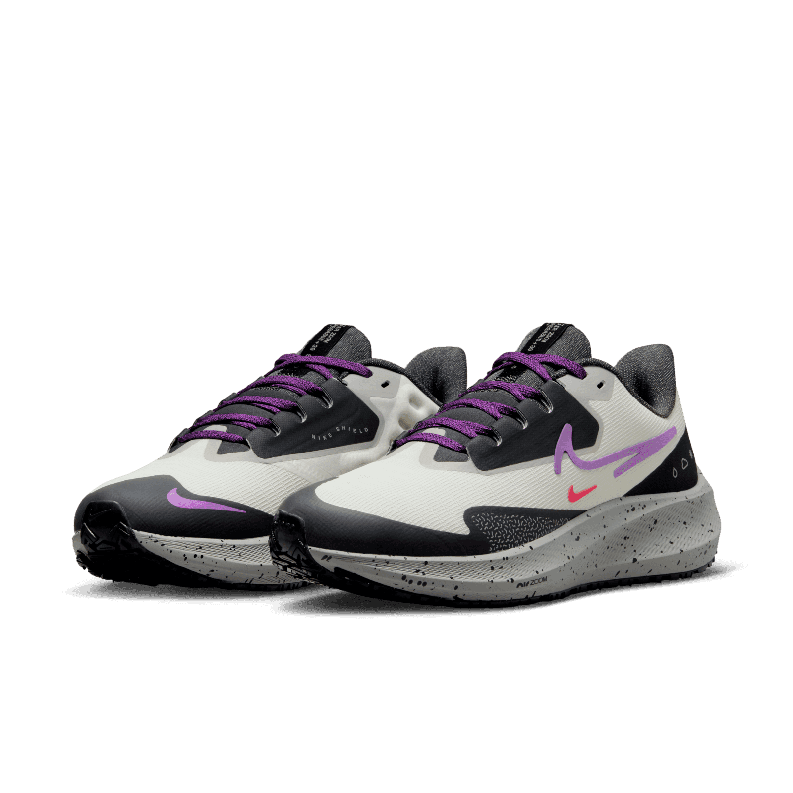 Nike Air Zoom Pegasus 39 Shield Weatherized Road Running Shoes in Grey ...