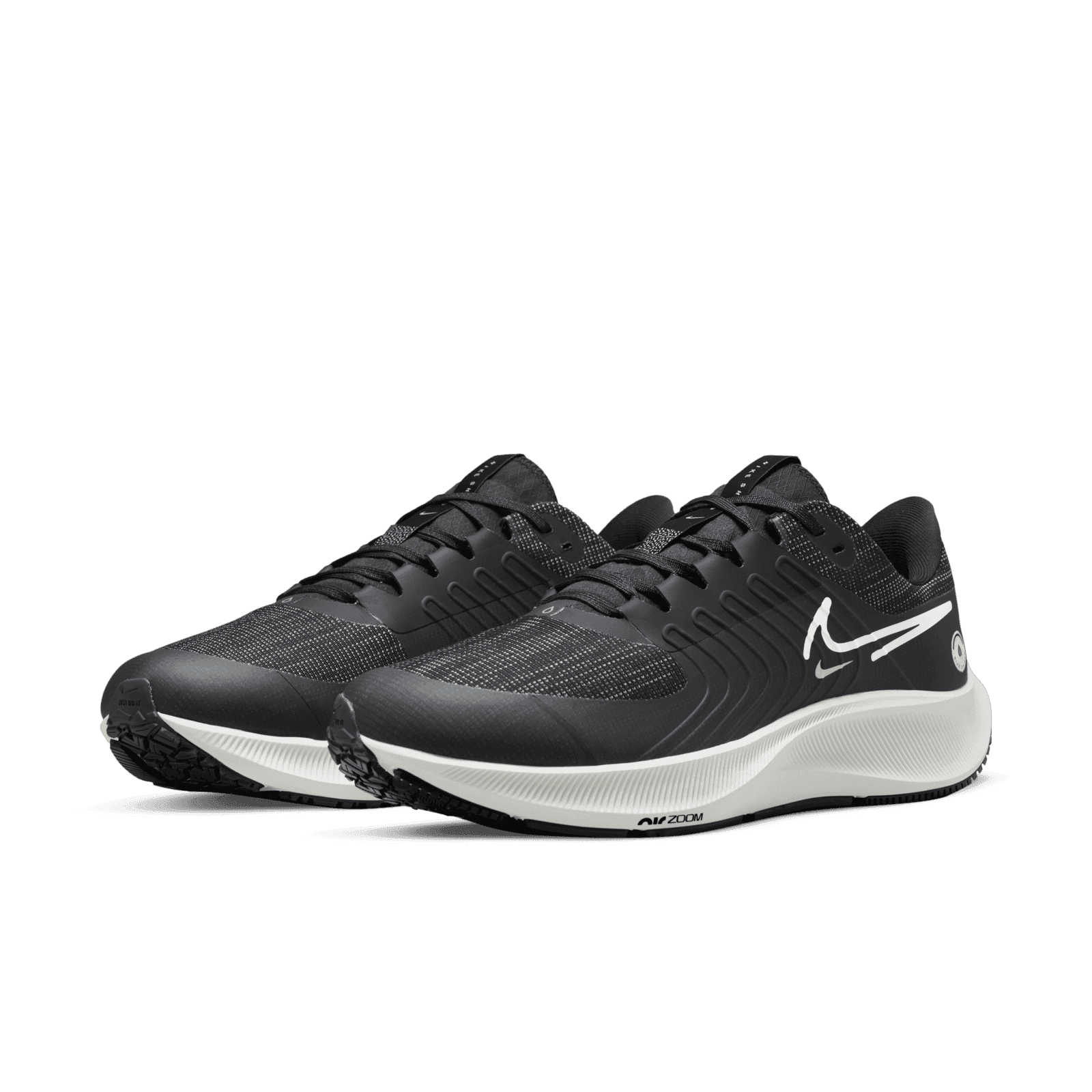 Nike Air Zoom Pegasus 38 Shield Weatherized Road Running Shoes in Black ...