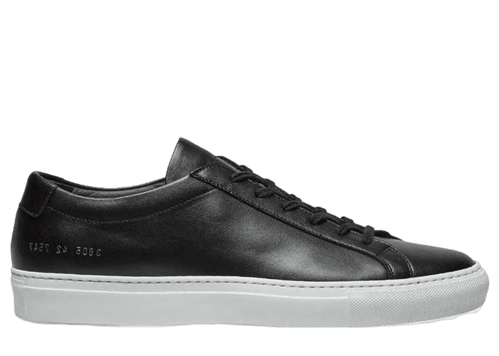 Common Projects Achilles Low Black White Sole (W) - 6017-7547