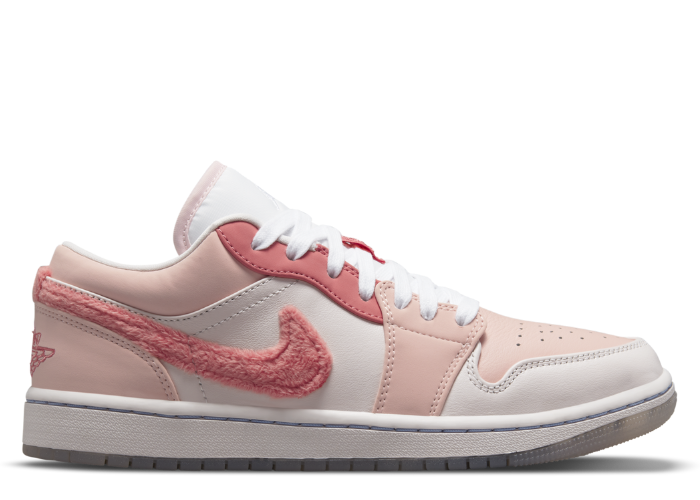 Jordan 1 Low SE Mighty Swooshers Pink (W) - DM5443-666